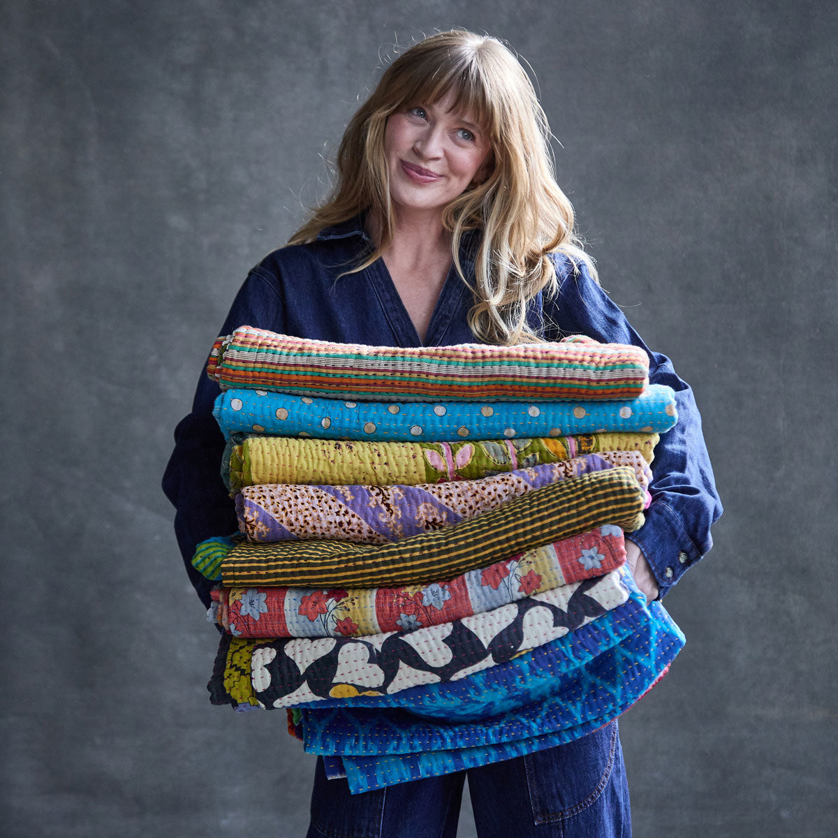 Modern Kantha Quilts - Handcrafted & Fair Trade – Anchal Project