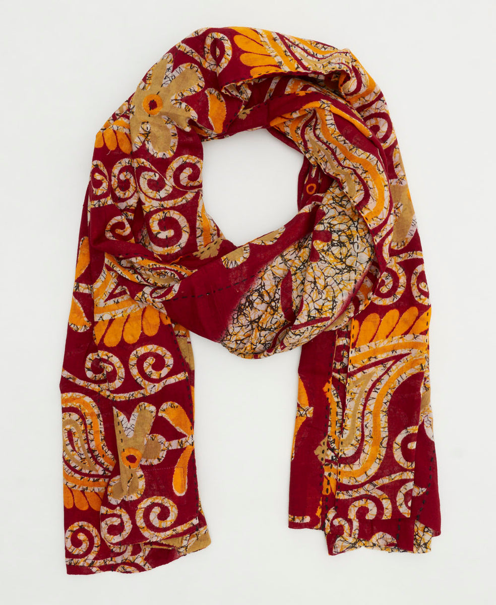 Kantha Long Scarf: No. 250136 | Anchal – Anchal Project