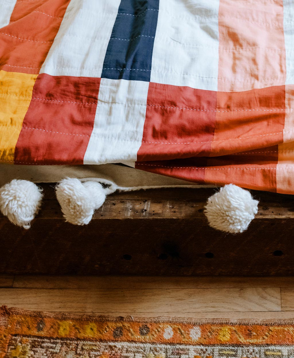 Modern Kantha Quilts - Handcrafted & Fair Trade – Anchal Project