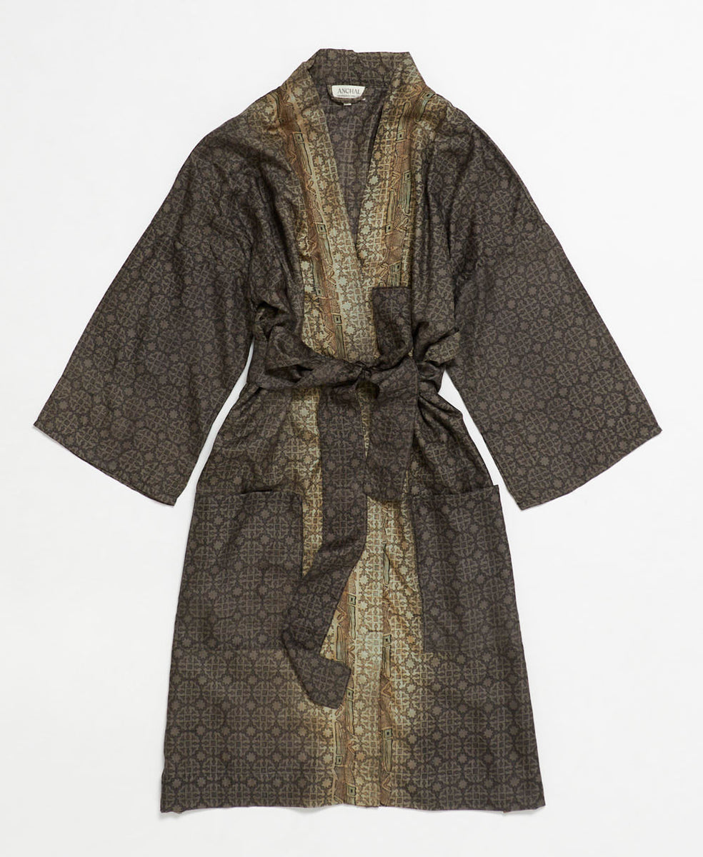 Vintage Silk Robe: No. 250311 - M | Luxury Robe – Anchal Project