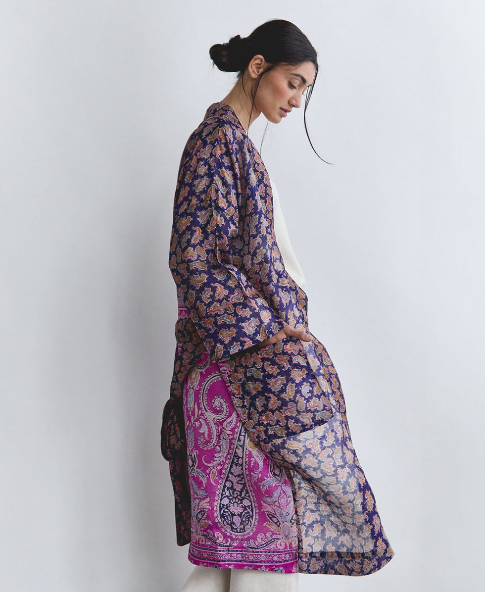 Silk Robes & Cotton Robes | Lightweight Robes – Anchal Project