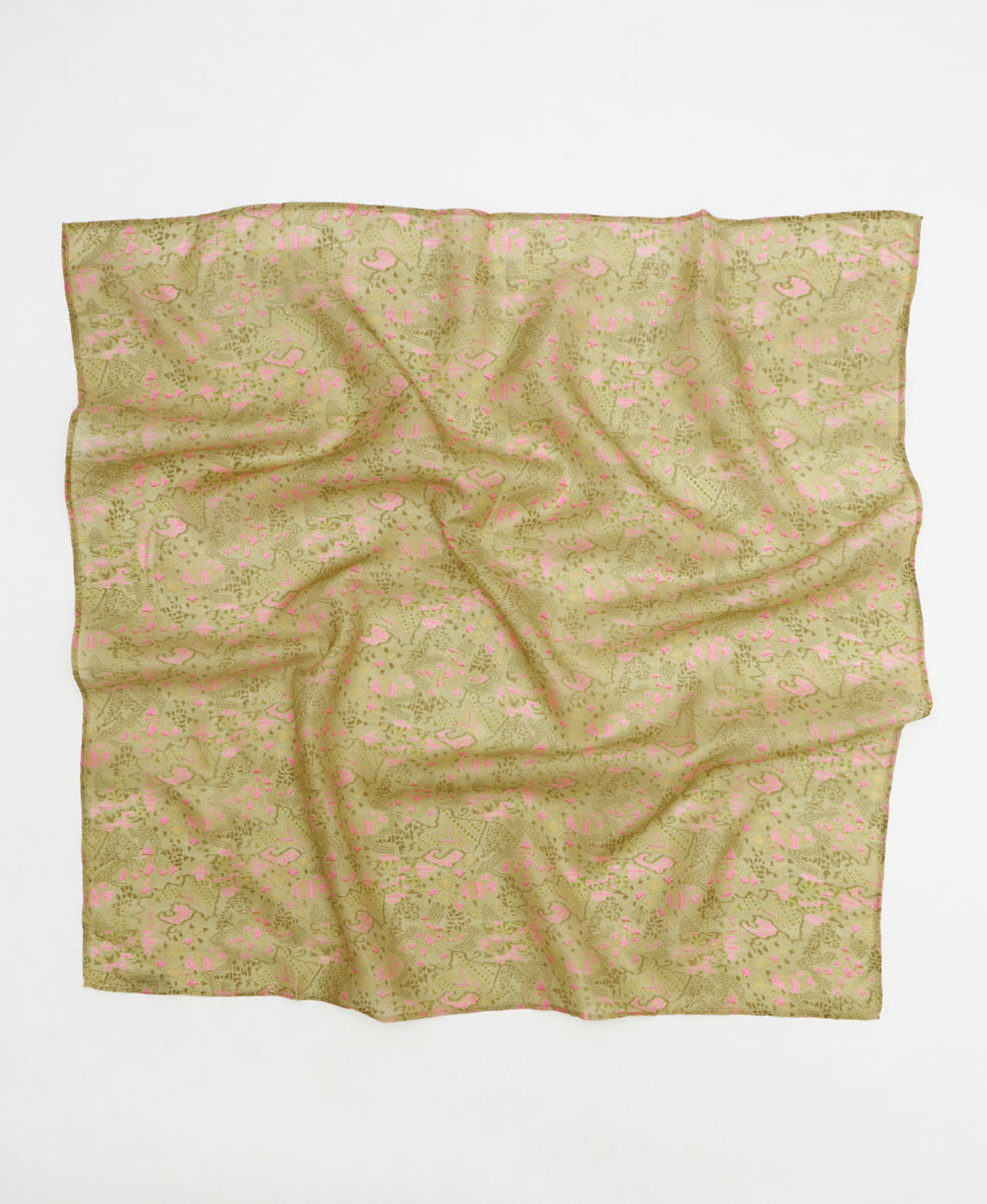 Vintage Silk Square Scarf: No. 250603 | Anchal – Anchal Project